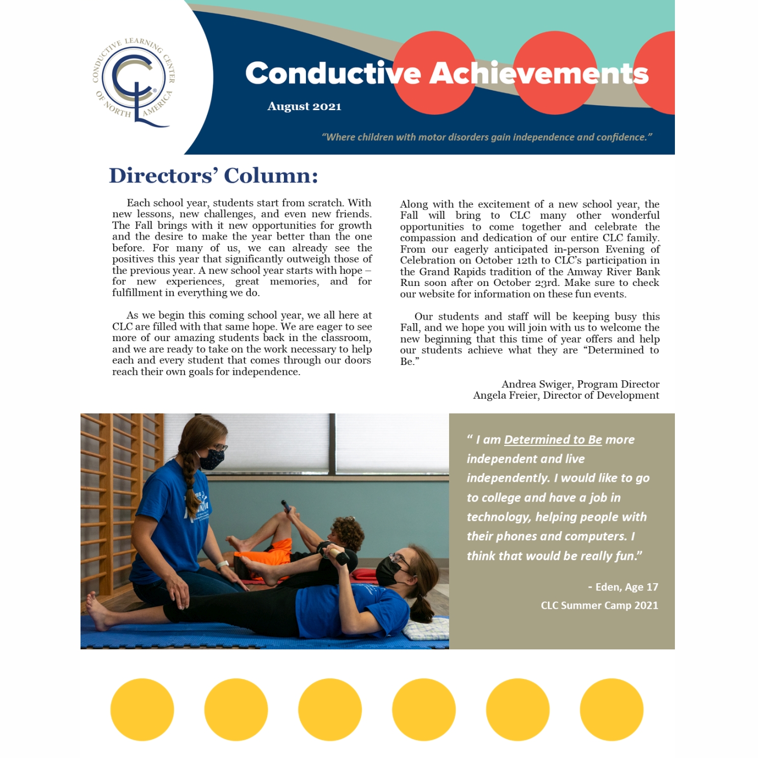 News and Events - Conductive Learning Center