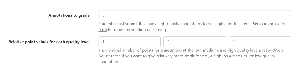 Perusall Scoring Options: Annotation Only - Perusall Blog