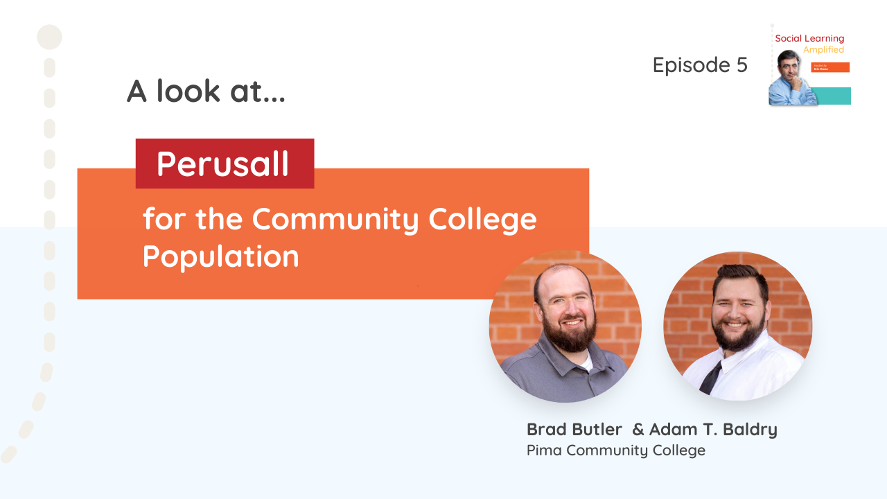 A Look at Perusall for the Community College Population | Social ...