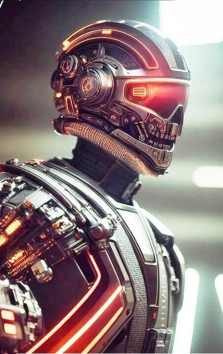 Ultra-detailed cyborg- AI image of the day on SamurAI