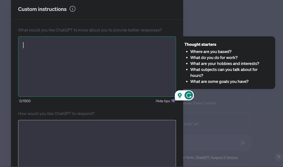 How to Use ChatGPT Custom Instructions