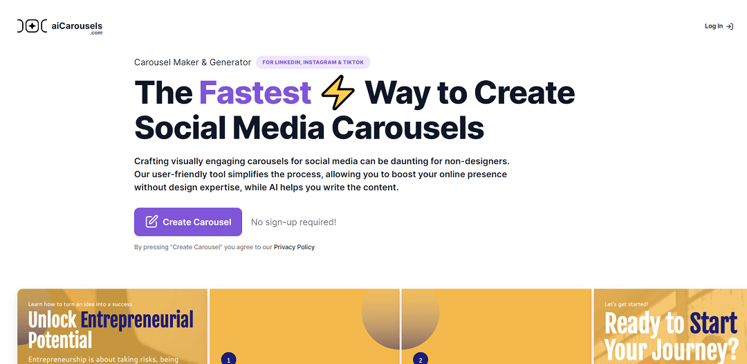 AIcarousels - Best AI apps of 2024