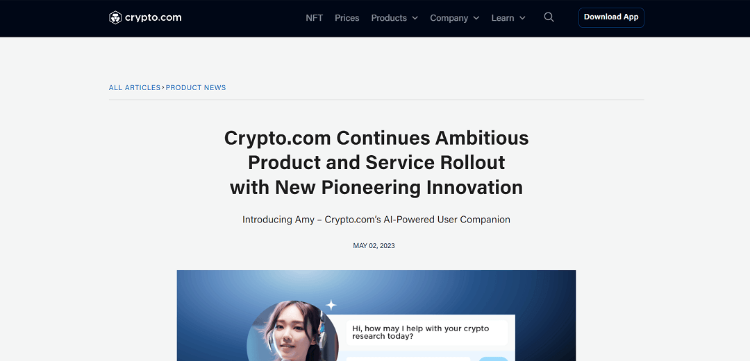 Amy - Best AI apps of 2024