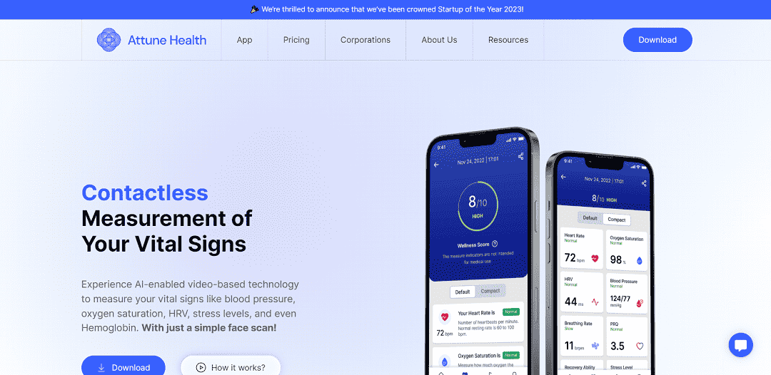 Attune Health - Best AI apps of 2024