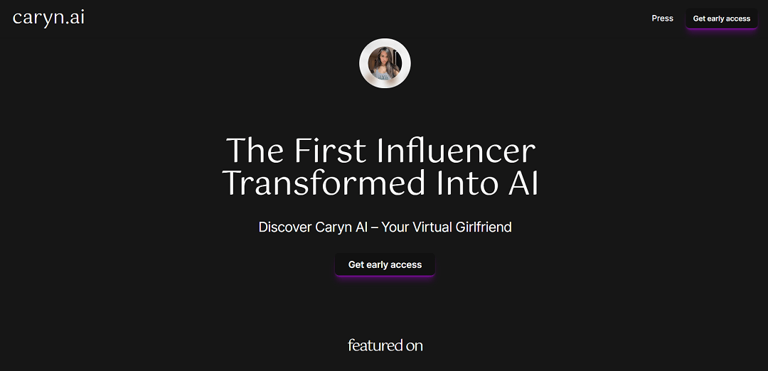 Caryn.ai - Best AI apps of 2024