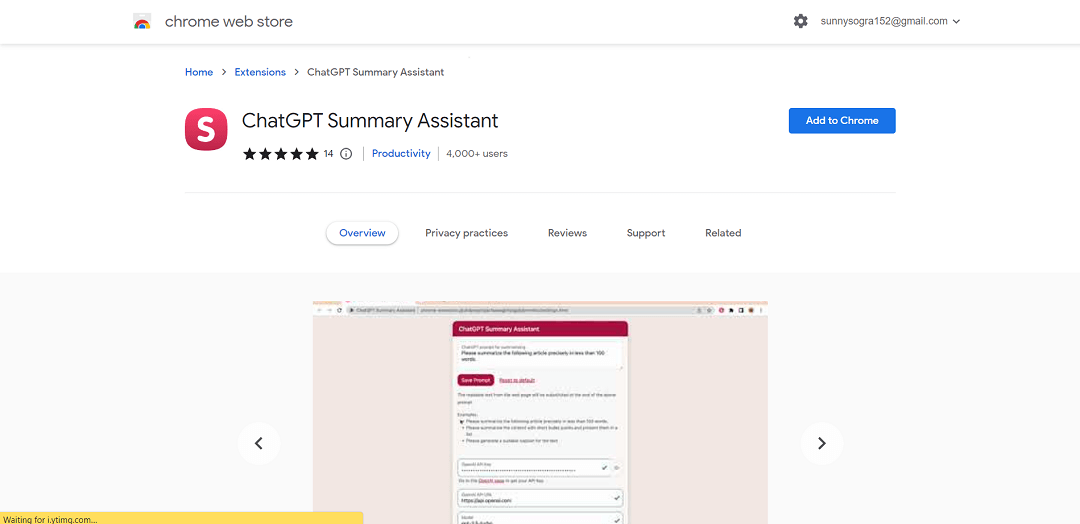 ChatGPT Summary Assistant - Best AI apps of 2024