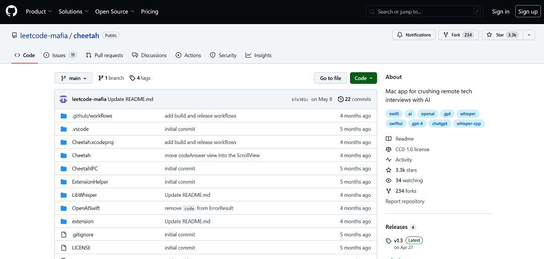 Cheetah AI - Best AI apps of 2024