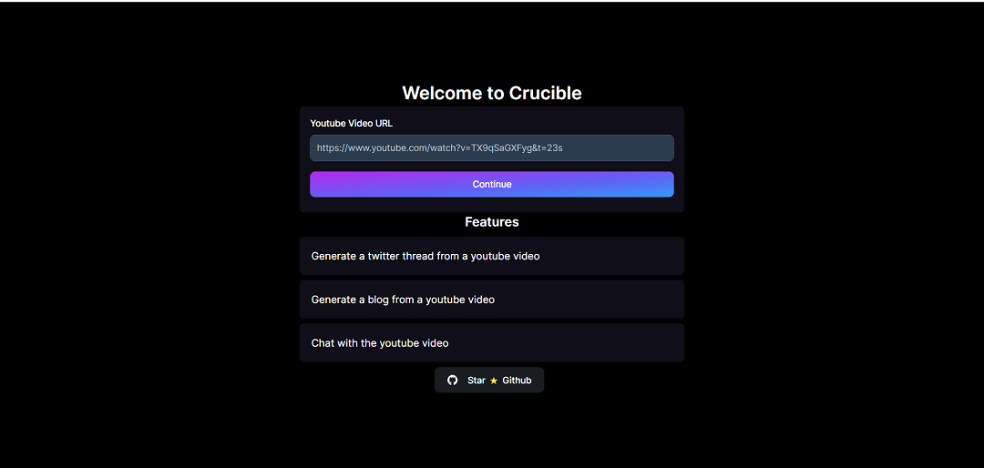 Crucible - Best AI apps of 2024