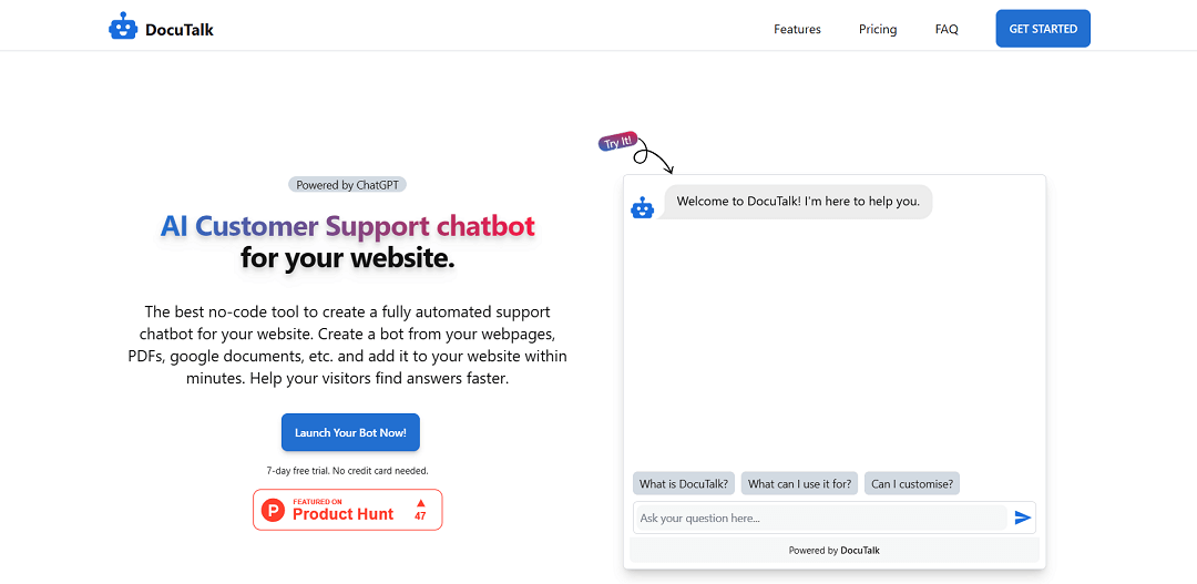 DocuTalk - Best AI apps of 2024