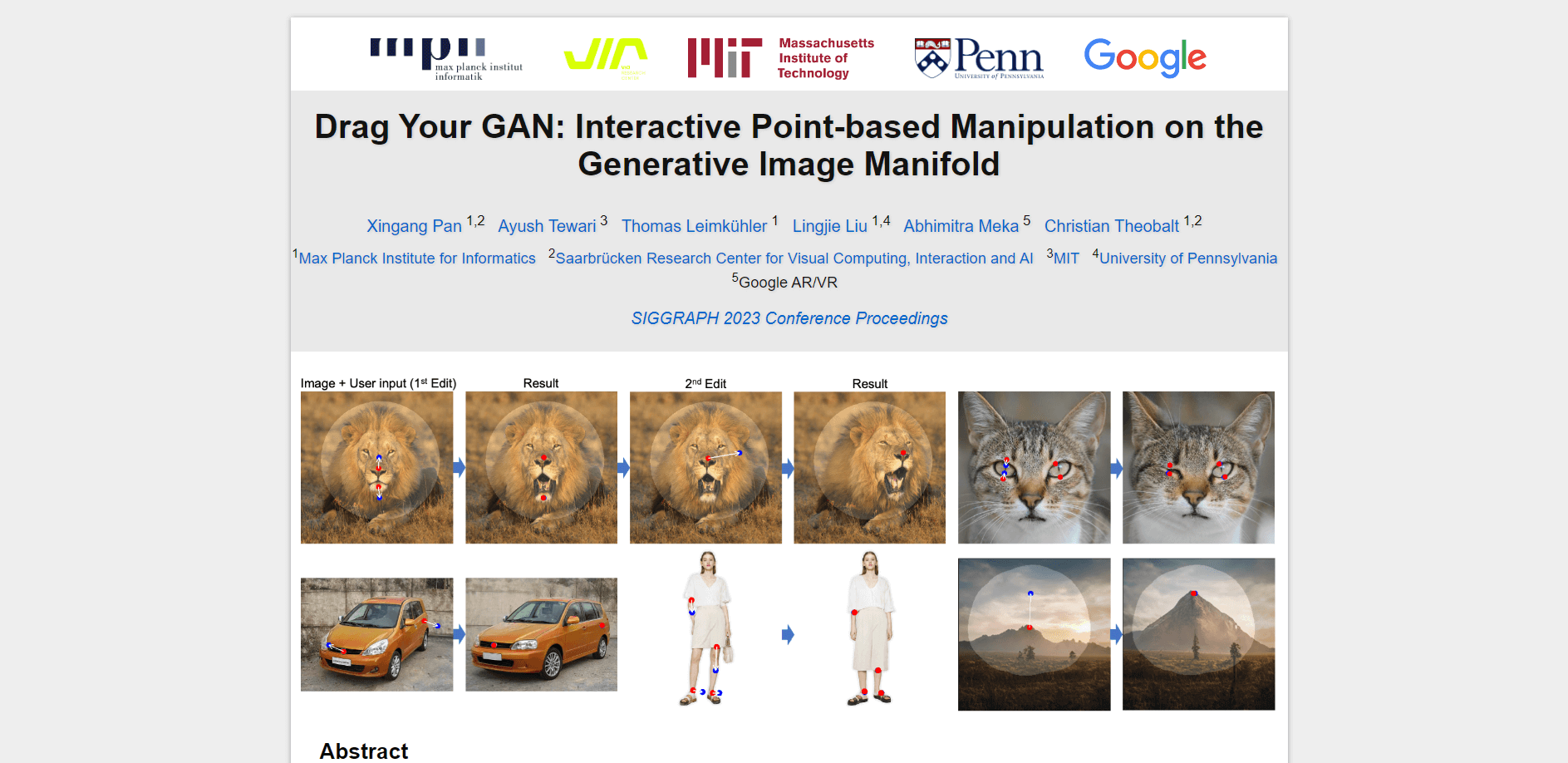 DraGAN - Best AI apps of 2024