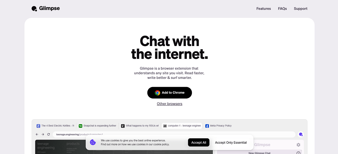 Glimpse - Best AI apps of 2024