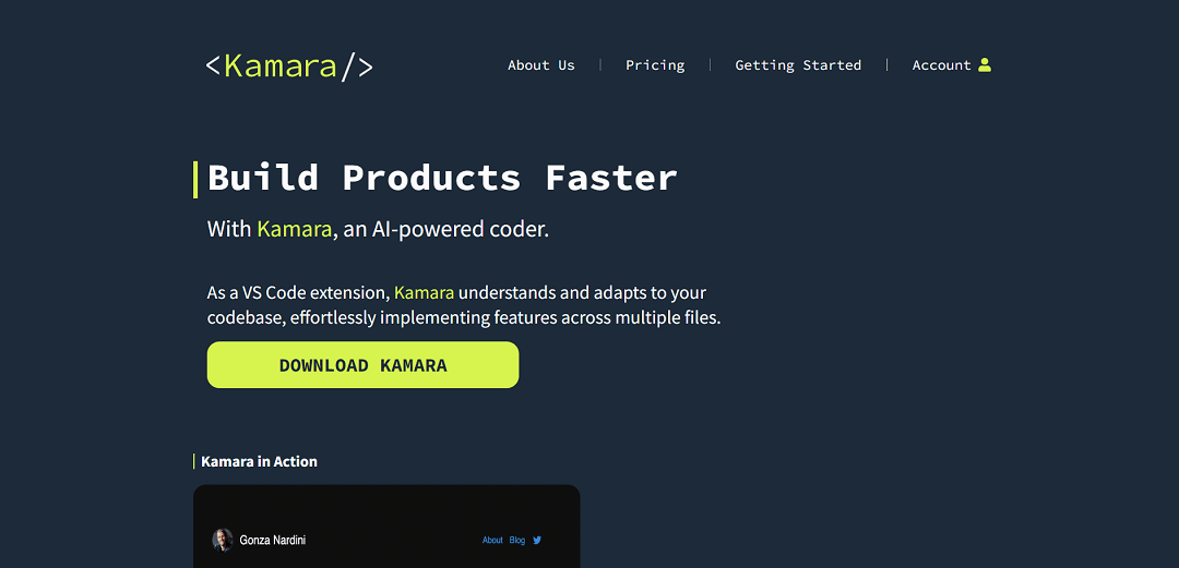 Kamara - Best AI apps of 2024