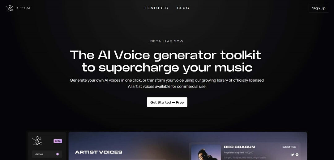 Kits AI - Best AI apps of 2024
