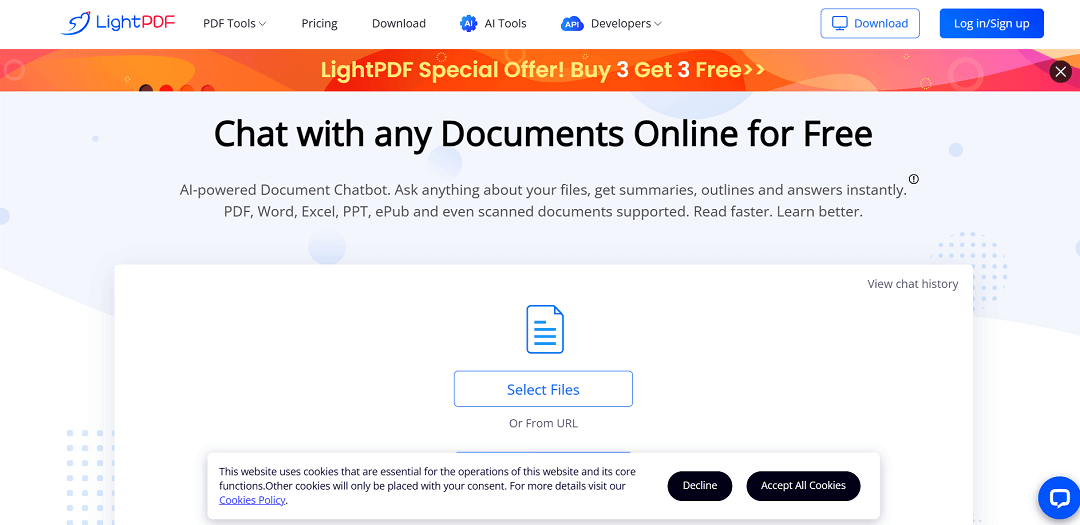 LightPDF - Best AI apps of 2024