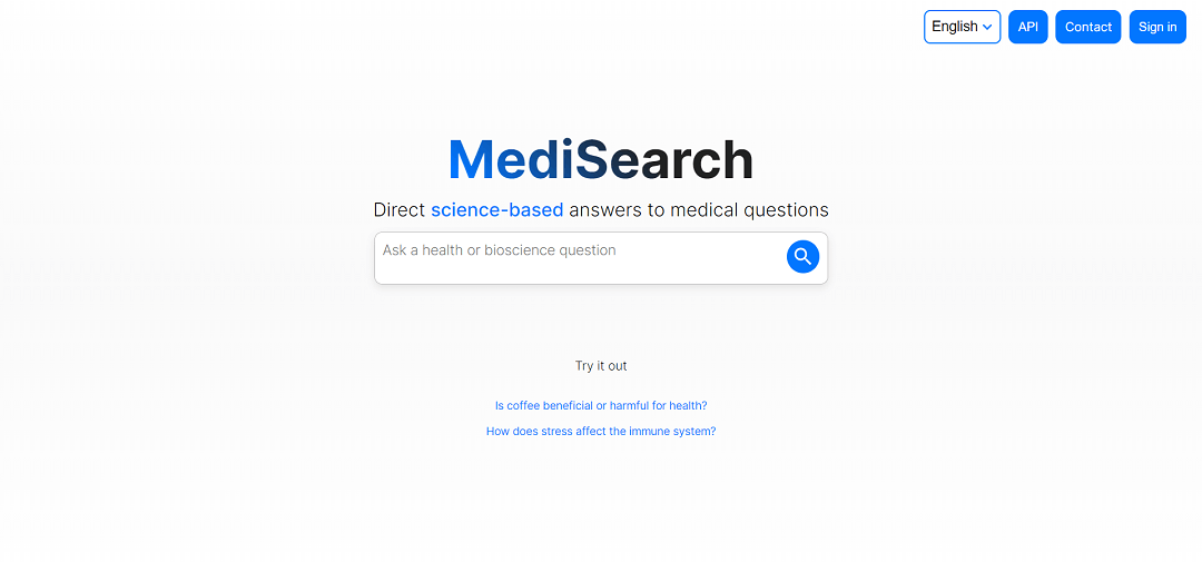 MediSearch - Best AI apps of 2024