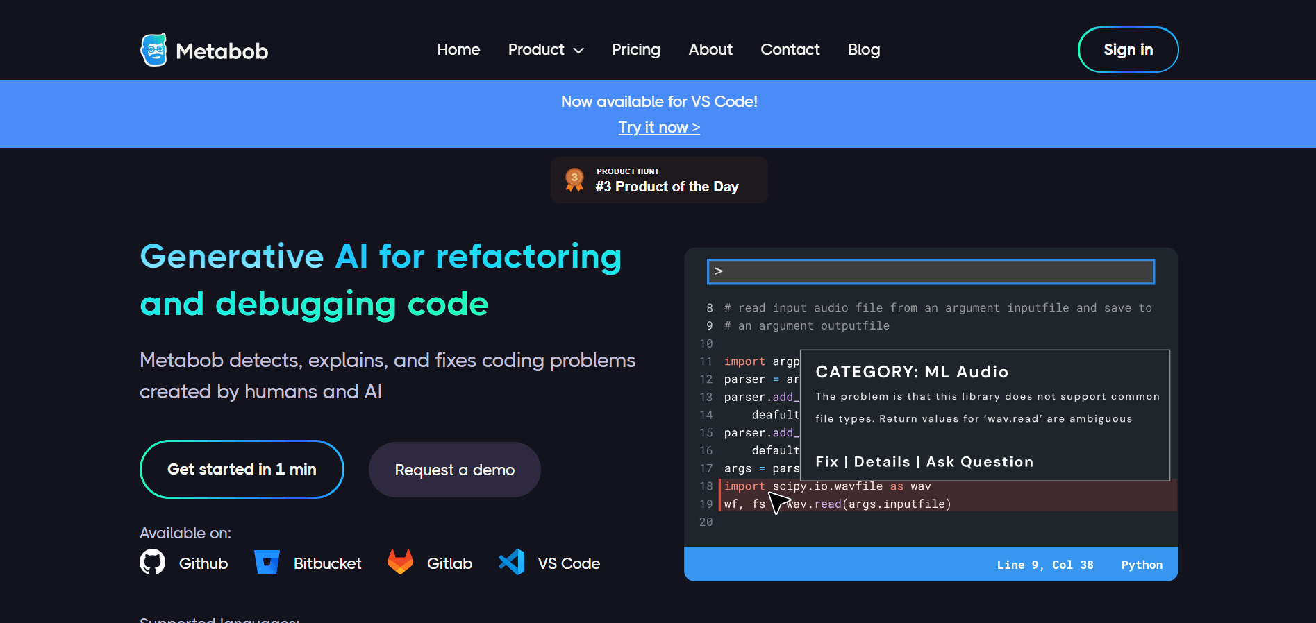 Metabob - Best AI apps of 2024