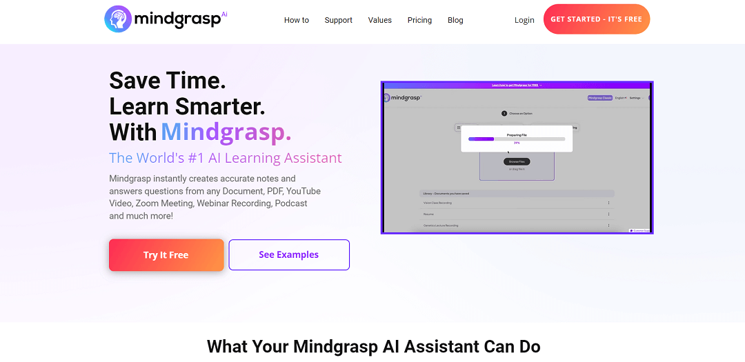 Mindgrasp - Best AI apps of 2024