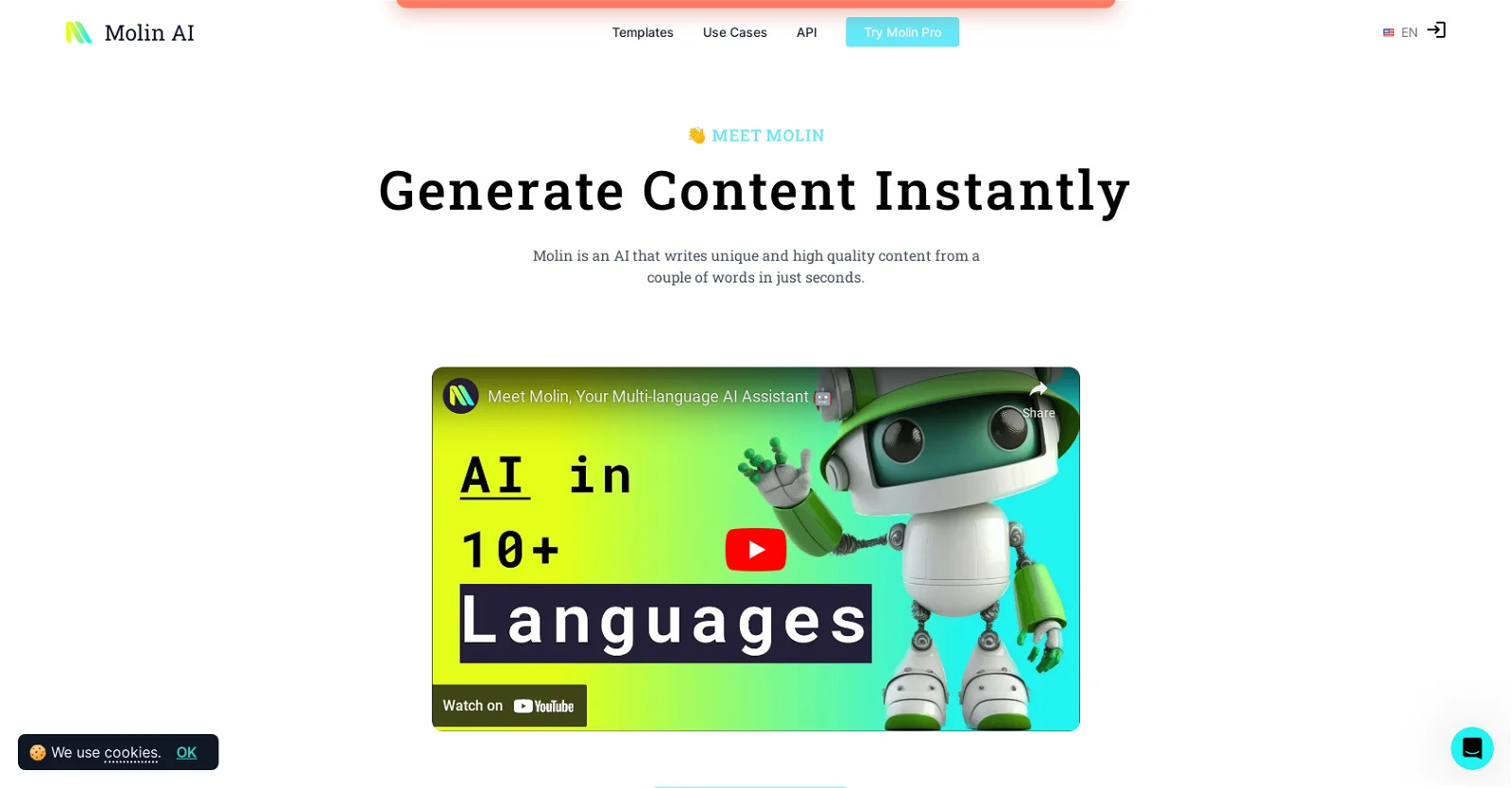 Molin AI - Best AI apps of 2024