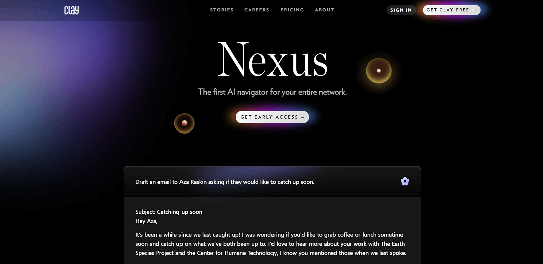 Nexus - Clay - Best AI apps of 2024