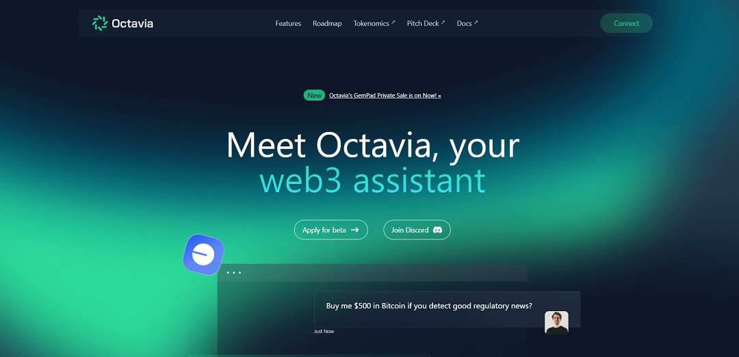 Octavia AI - Best AI apps of 2024