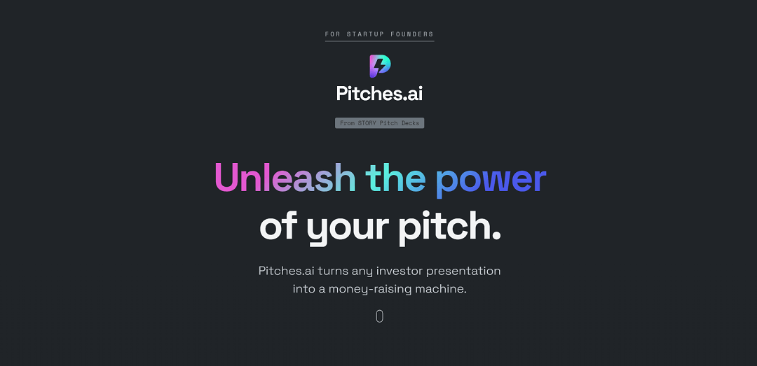 Pitches.ai - Best AI apps of 2024