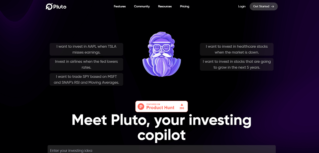 Pluto - Best AI apps of 2024