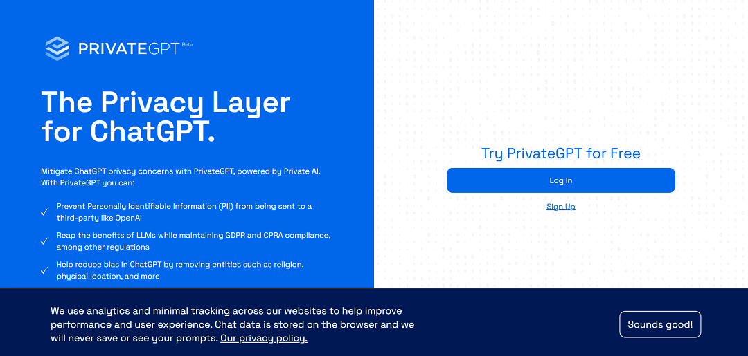 PrivateGPT - Best AI apps of 2024