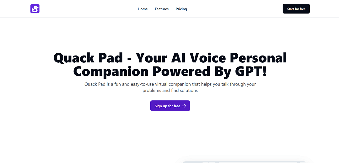 Quack Pad - Best AI apps of 2024