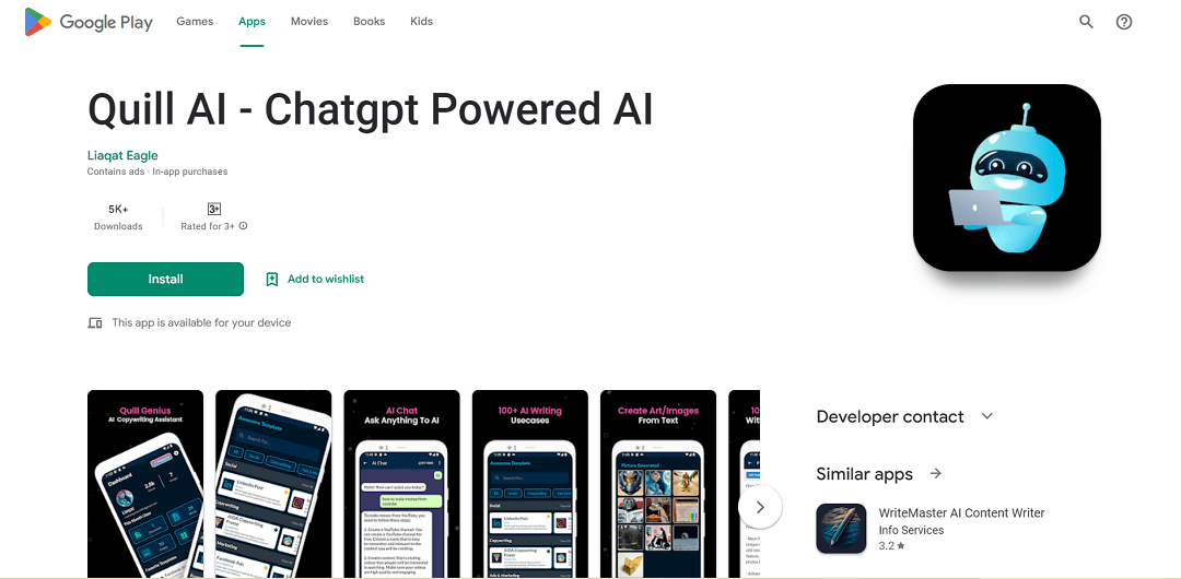 Quill AI - Best AI apps of 2024