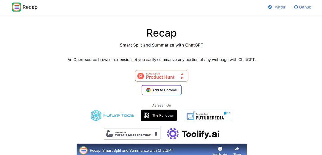Recapext - Best AI apps of 2024