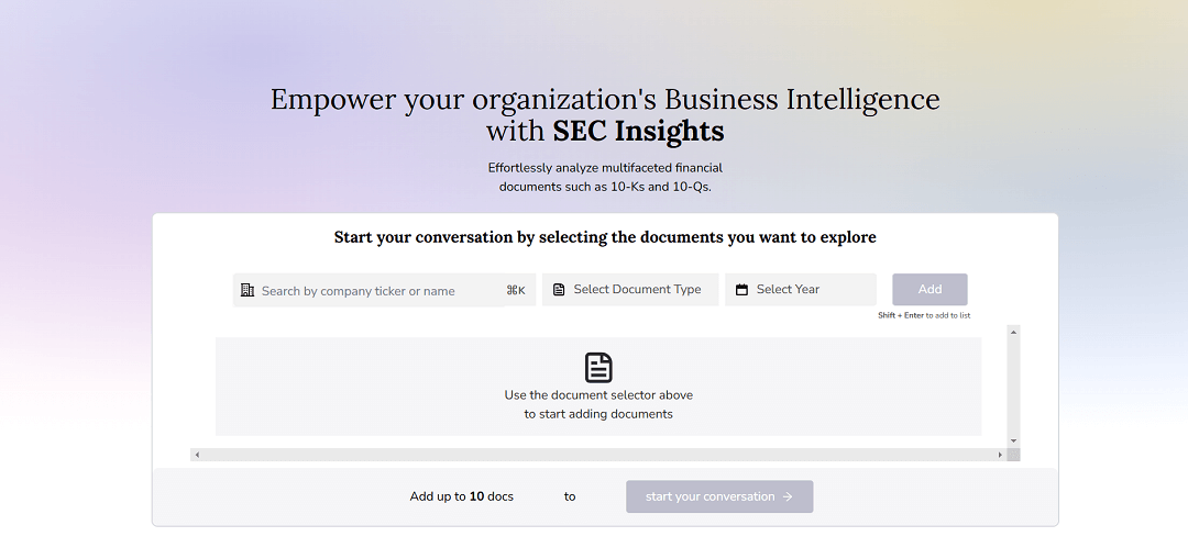SEC Insights - Best AI apps of 2024
