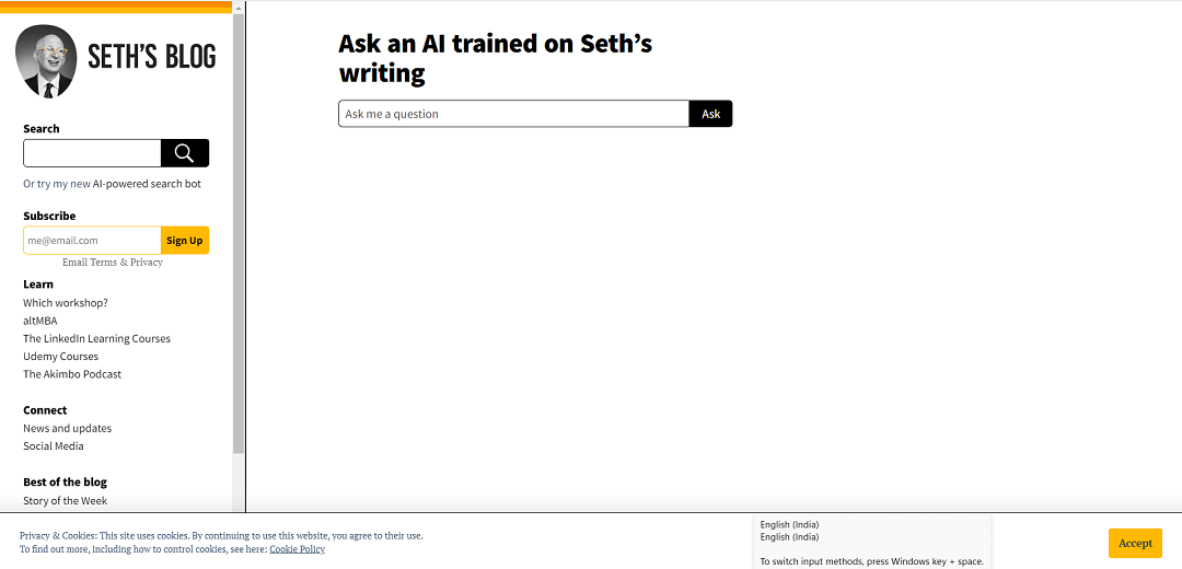 Seth Chatbot - Best AI apps of 2024