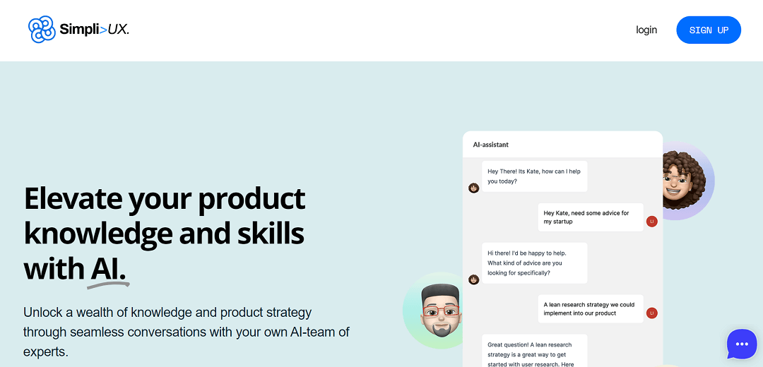 Simpli UX - Best AI apps of 2024