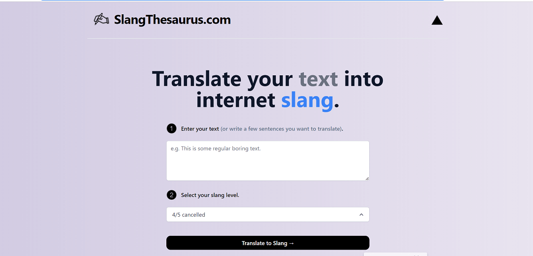 SlangTranslator - Best AI apps of 2024