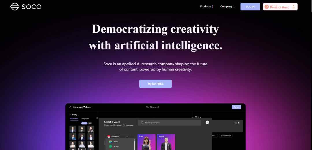 Soca AI - Best AI apps of 2024