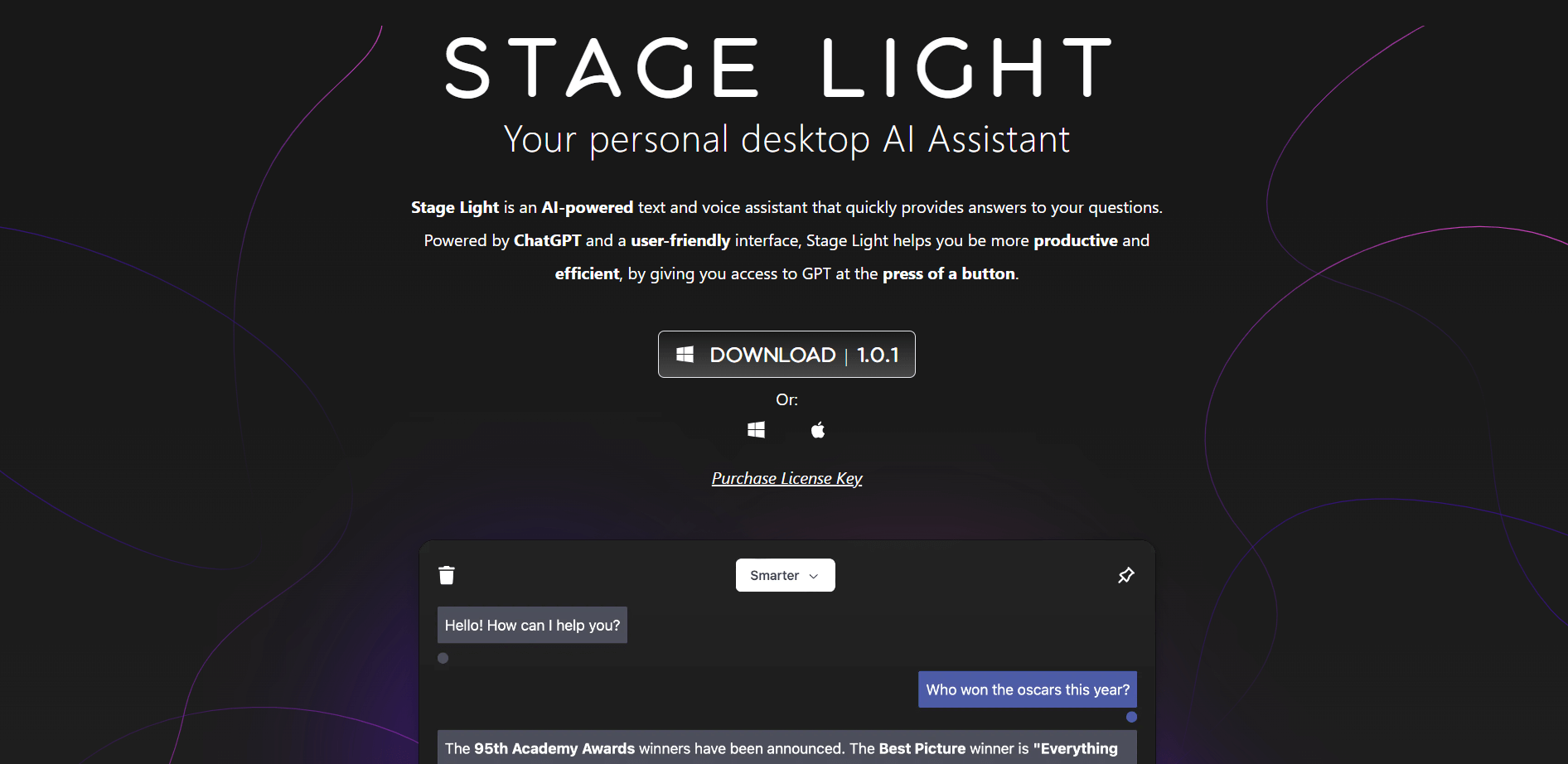Stage light - Best AI apps of 2024