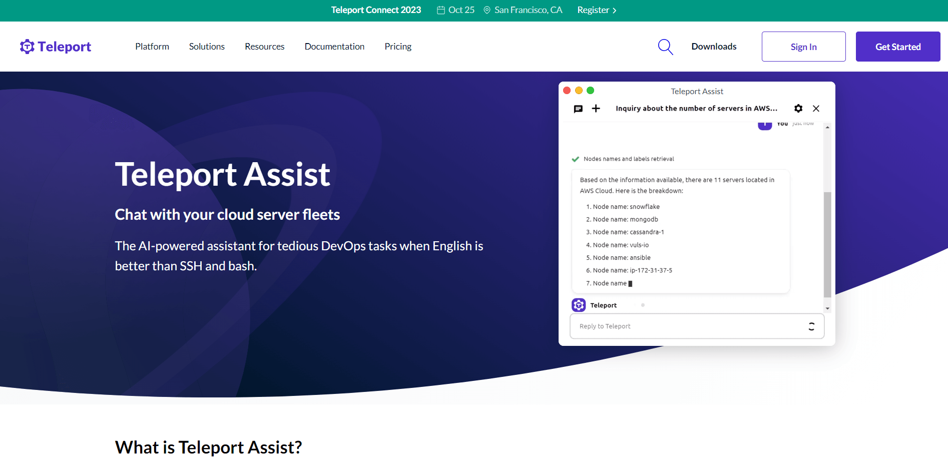 Teleport Assist - Best AI apps of 2024