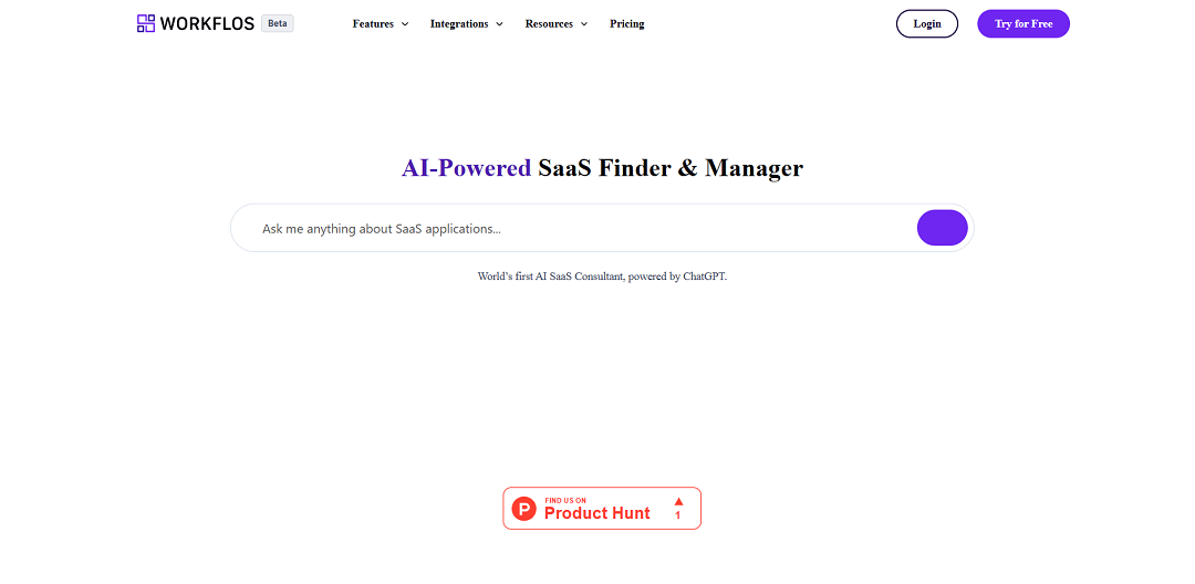 Workflos.ai - Best AI apps of 2024