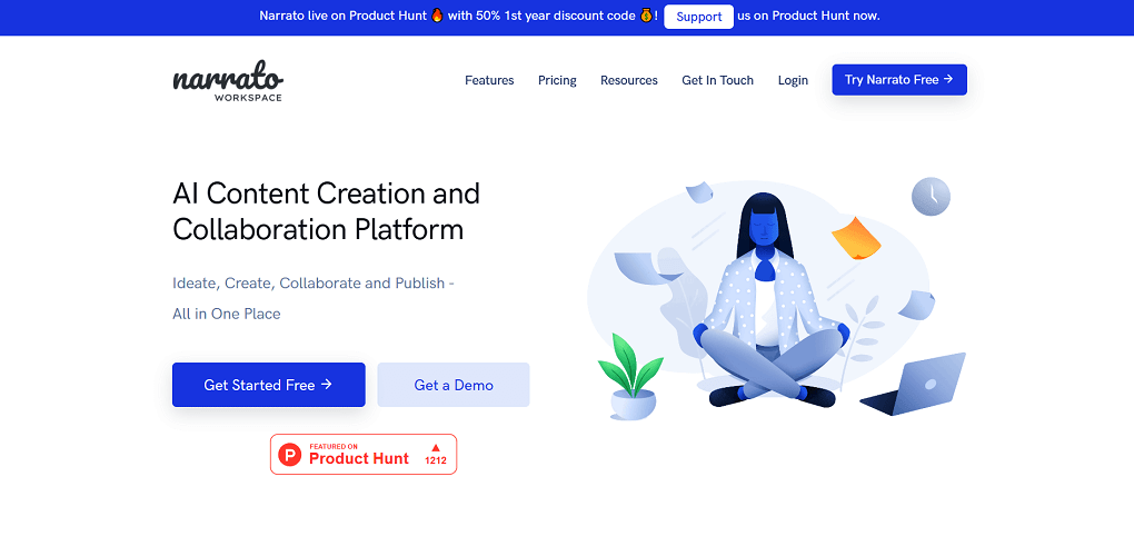 Narrato - Best AI apps of 2024
