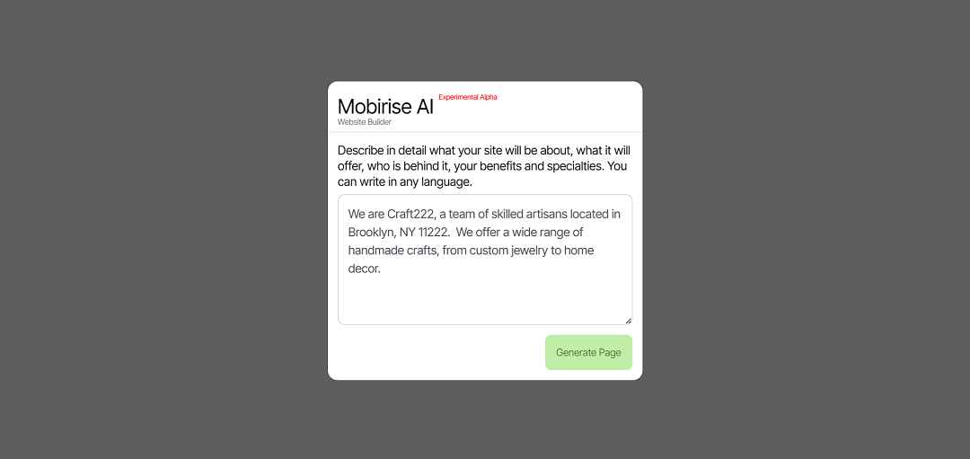 Mobirise AI - Best AI apps of 2024