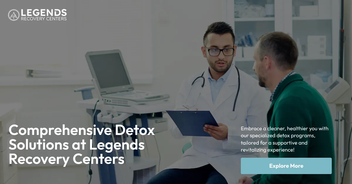 Detox in Ohio - Legends Recovery Center - Drug Abuse Treatment