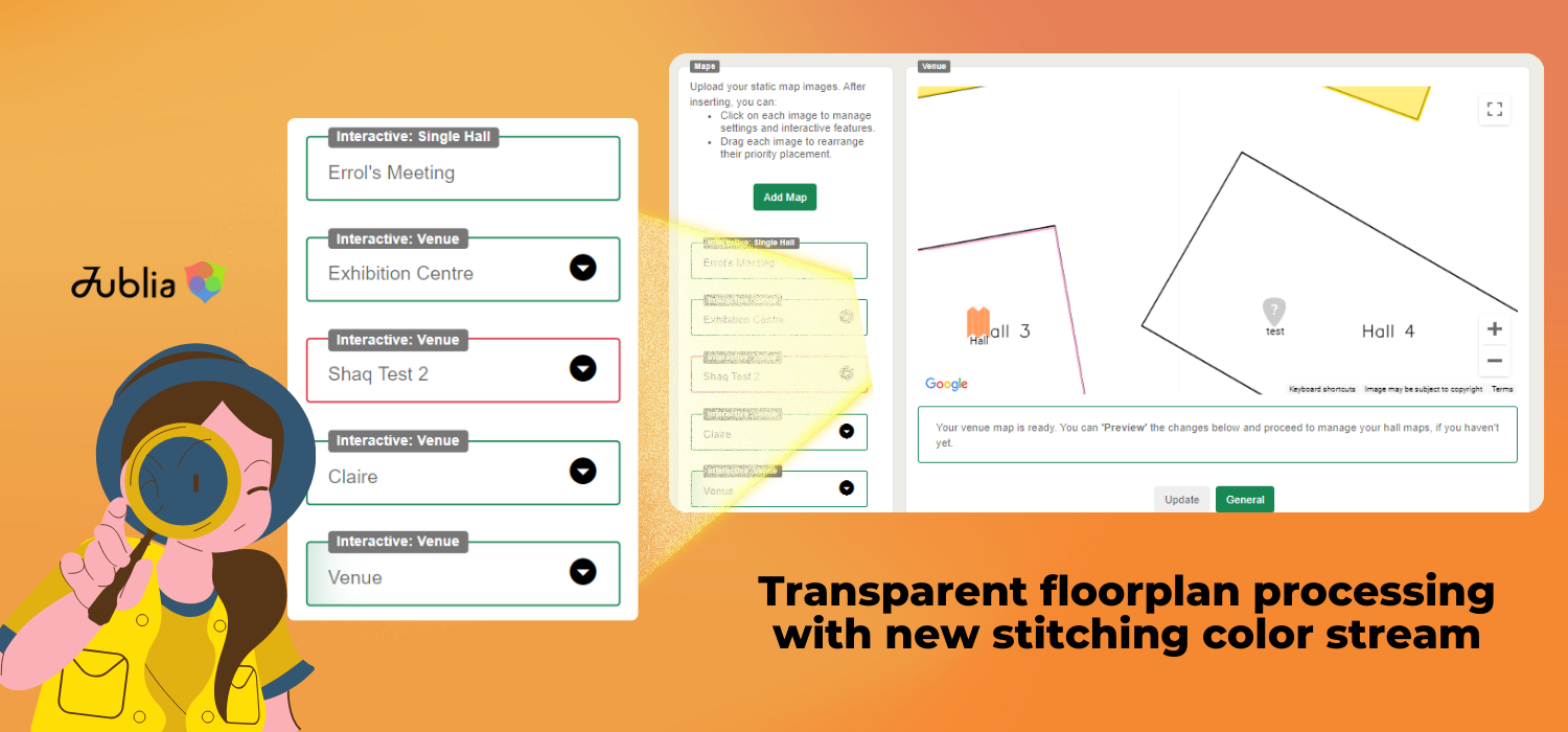 Behind the Magic of Jublia AI Maps: Creating Interactive Event Floorplans