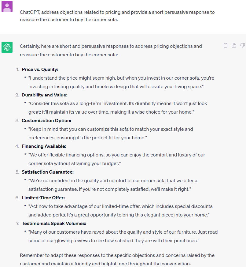 19 ChatGPT Strategies with Prompts & Examples to Boost Sales