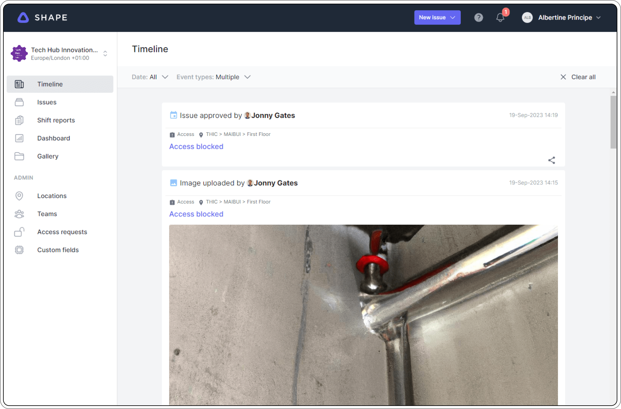 Shape Construction Site Management Software
