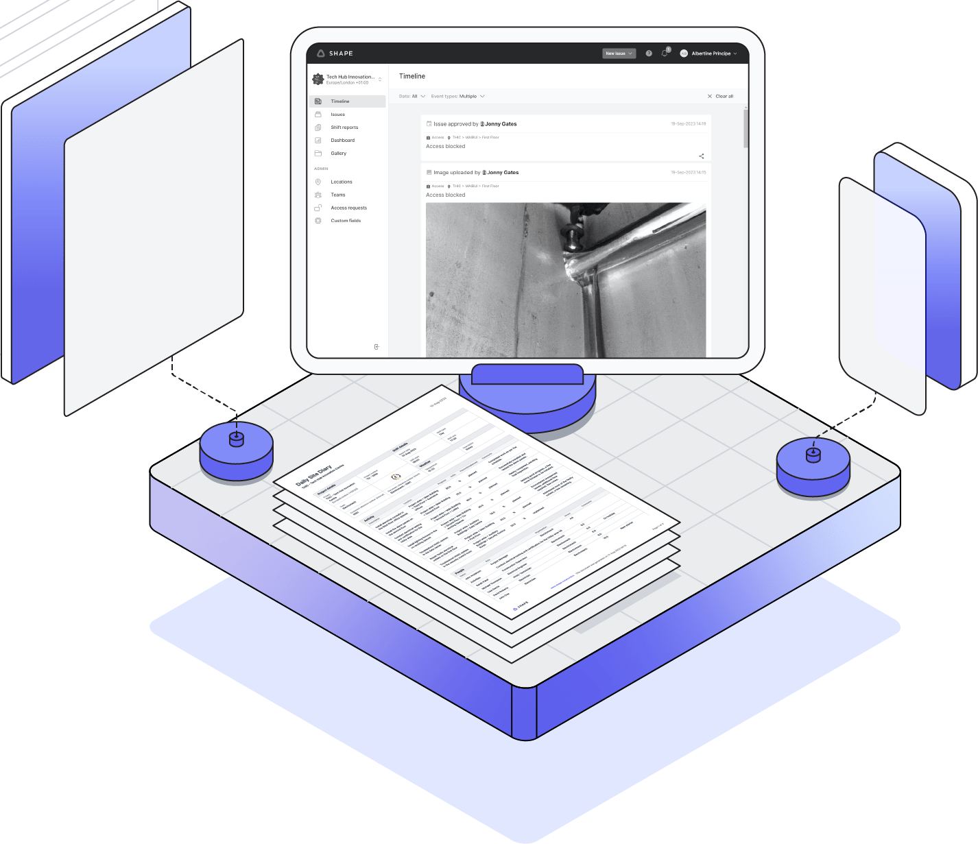 Shape Construction Site Management Software