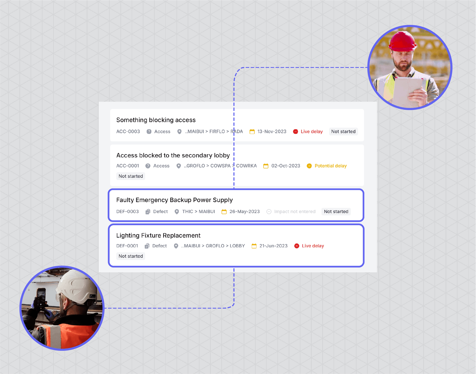 Construction Issue Tracking App | Shape