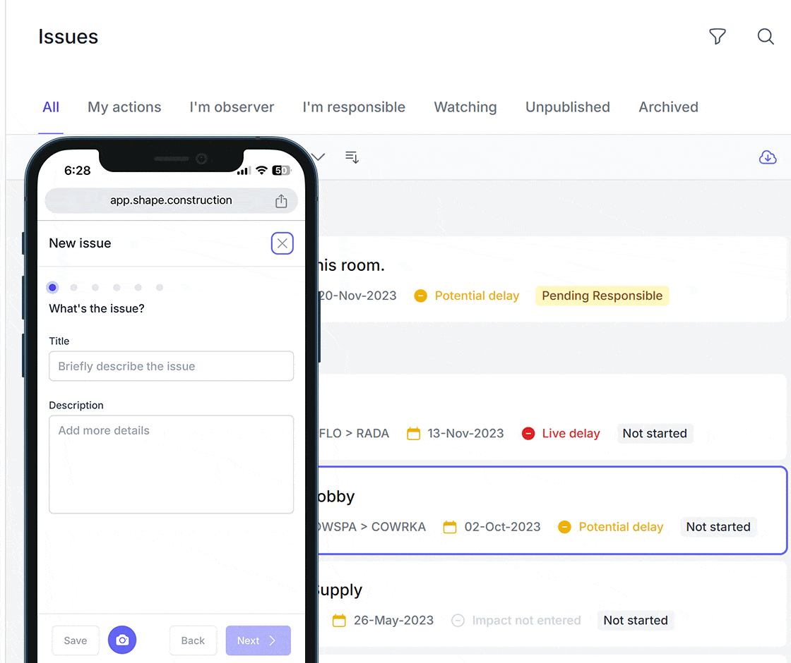 Readily substantiate your construction claims | Shape
