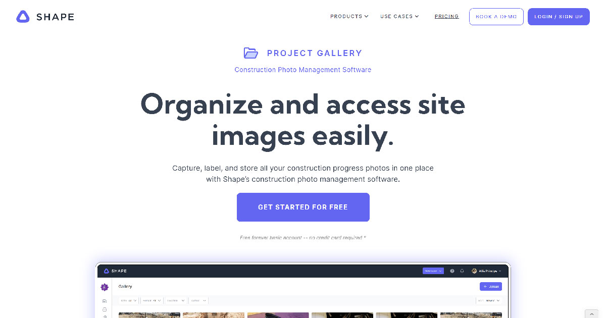 Construction Photo Management Software | Shape