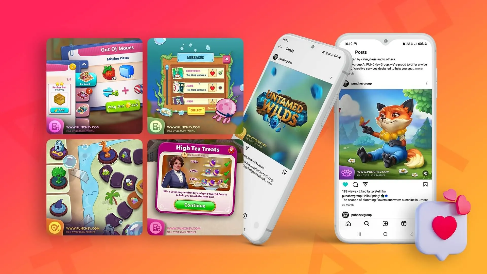 Social Media Content Design Services for Games — PUNCHev Group