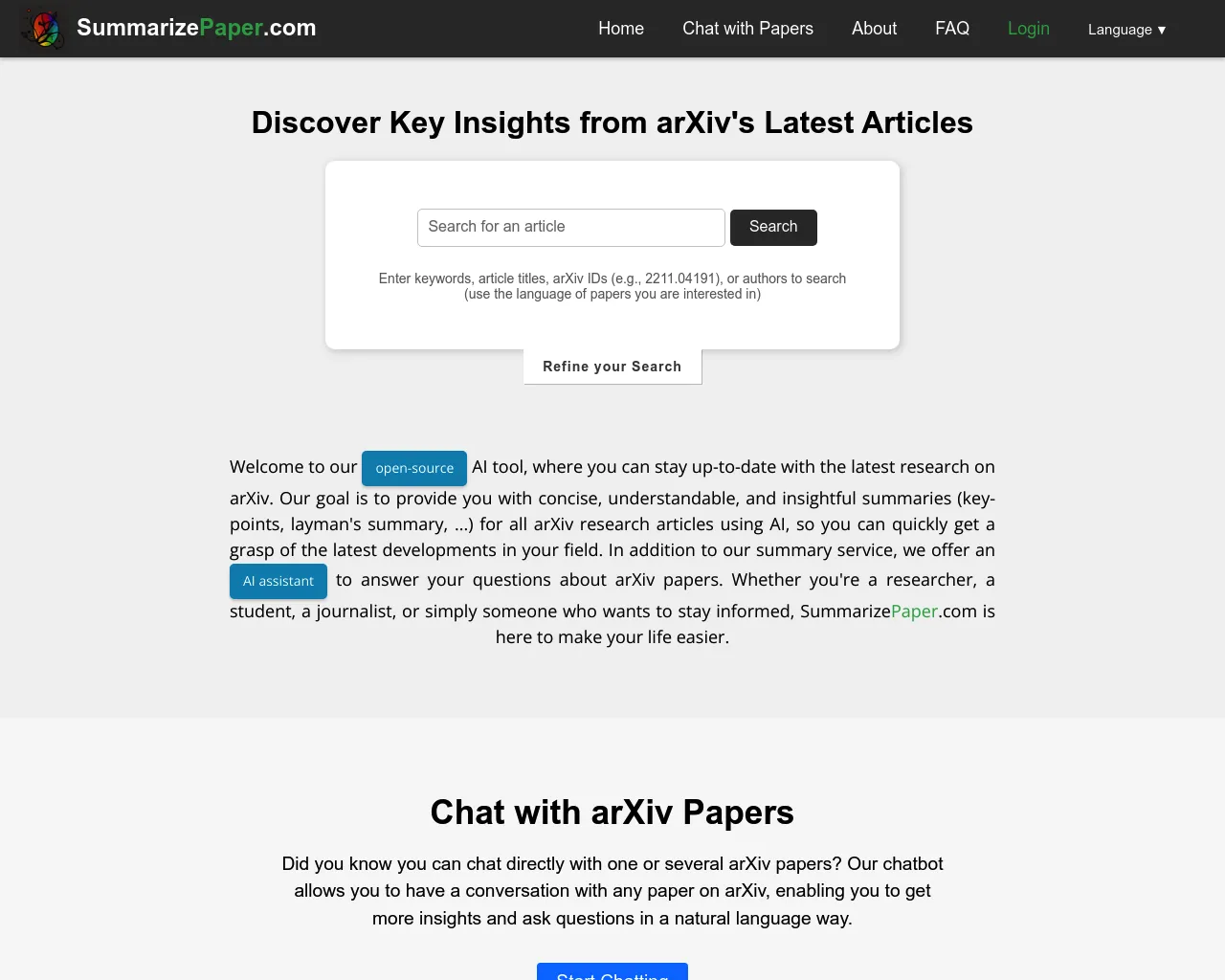Explore SummarizePaper 2024: The Ultimate AI Guide - Pricing, Review & Capabilities | Monkey Ai ...